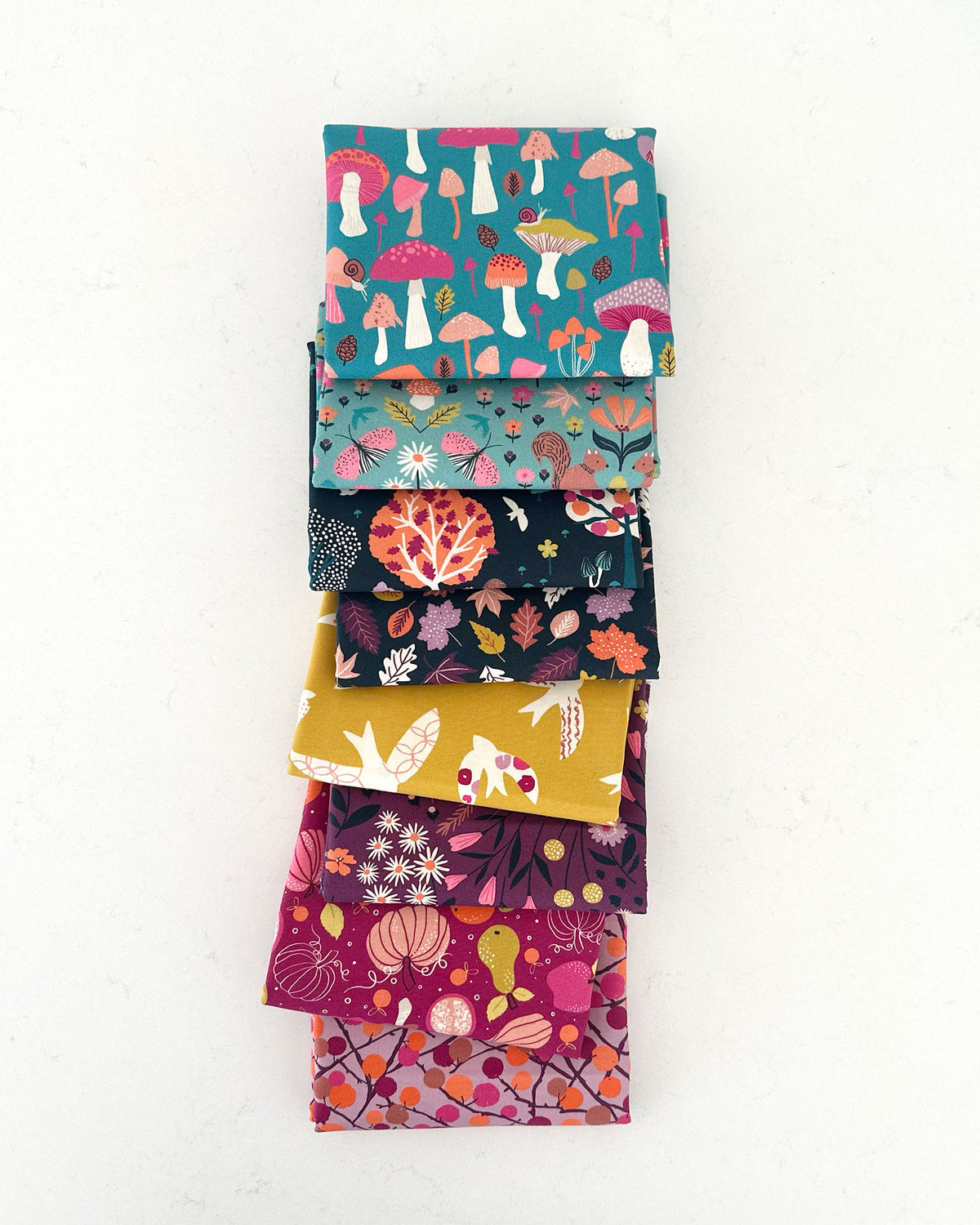 Woodland Wander, Autumn Forest fabric by Nina Raby Jones - Dashwood ...