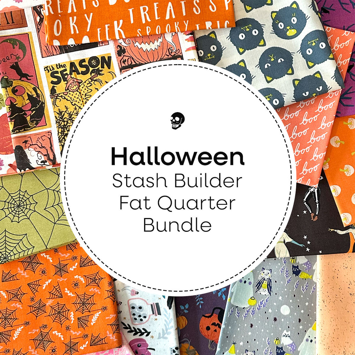 Halloween Stash Builder Fat Quarter Bundle– Bloomerie Fabrics