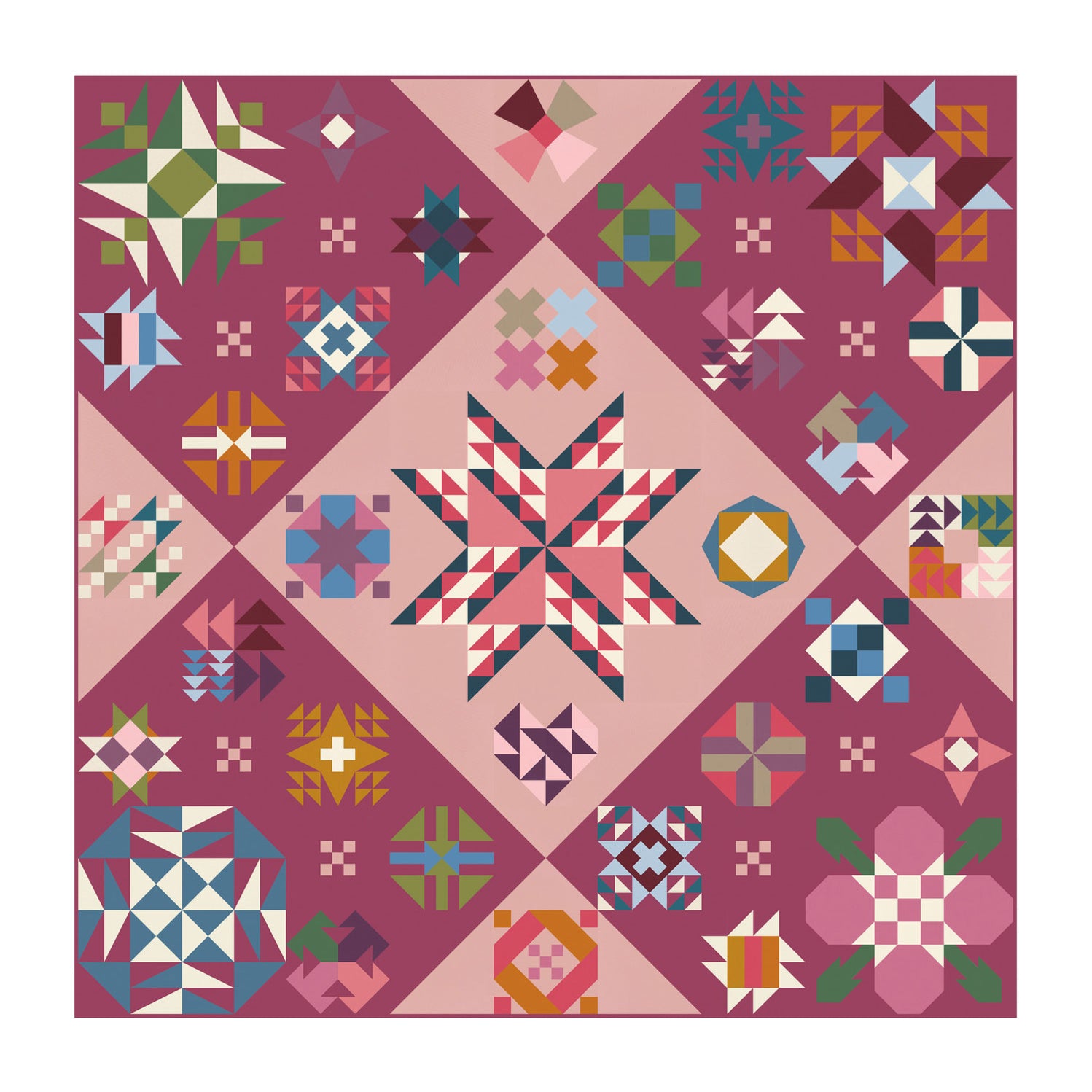 My Favorite Color is Still Moda 2 quilt pattern– Bloomerie Fabrics