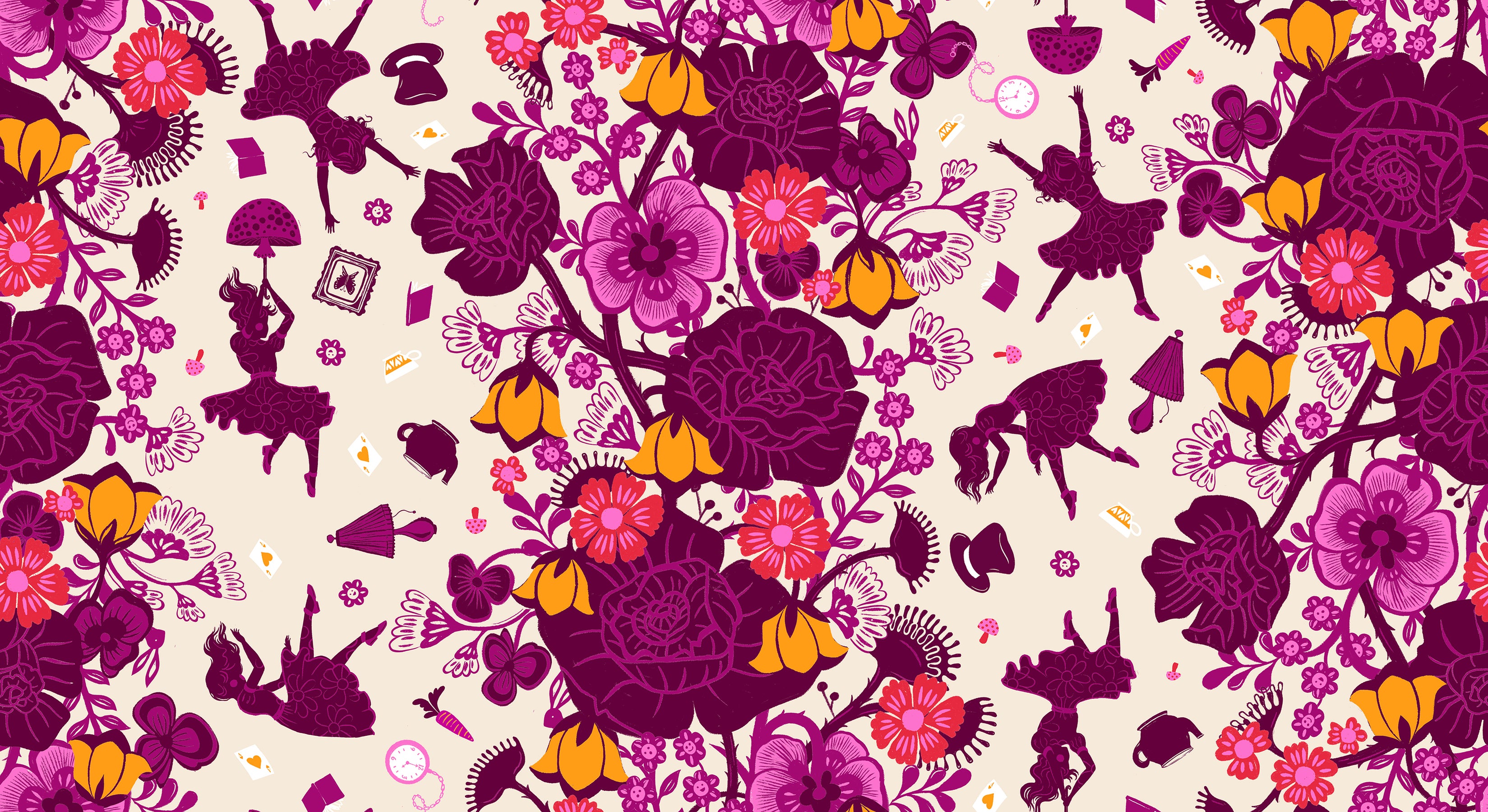 *PRE-ORDER* Hello Alice, Rabbit Hole in Shell– Bloomerie Fabrics