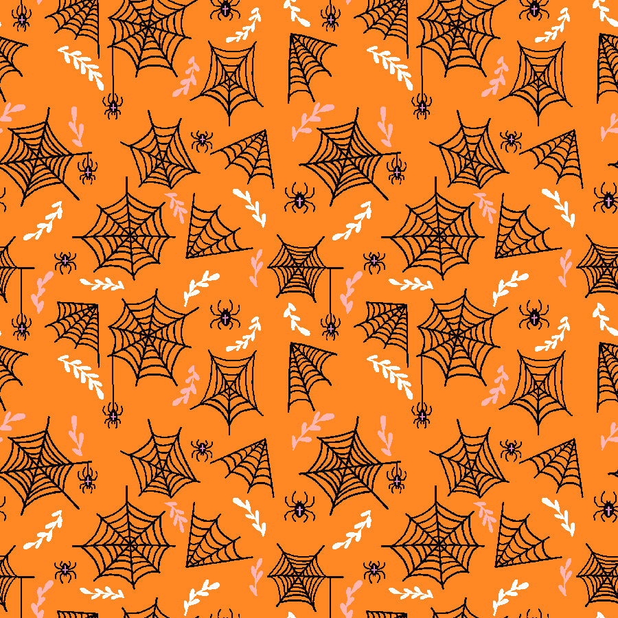 By the Glow of the Moon, Tangled Web in Hocus Pocus– Bloomerie Fabrics